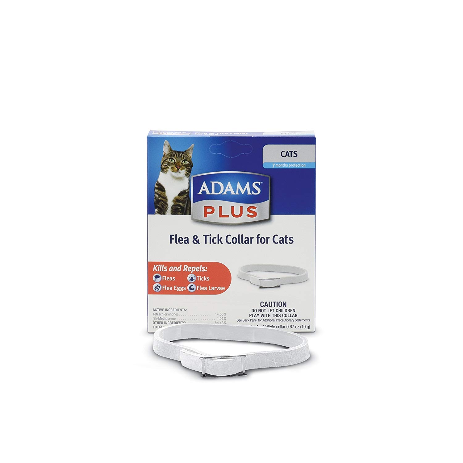 Adams Plus Flea and Tick Collar for Cats and Kittens (Breakaway Collar ...