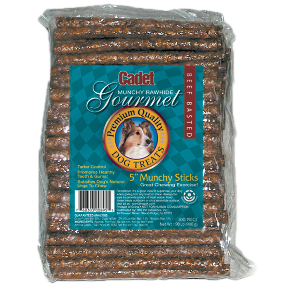 Cadet Rawhide Munchy Sticks Beef Basted 5 inches 100 pack – C00895 ...
