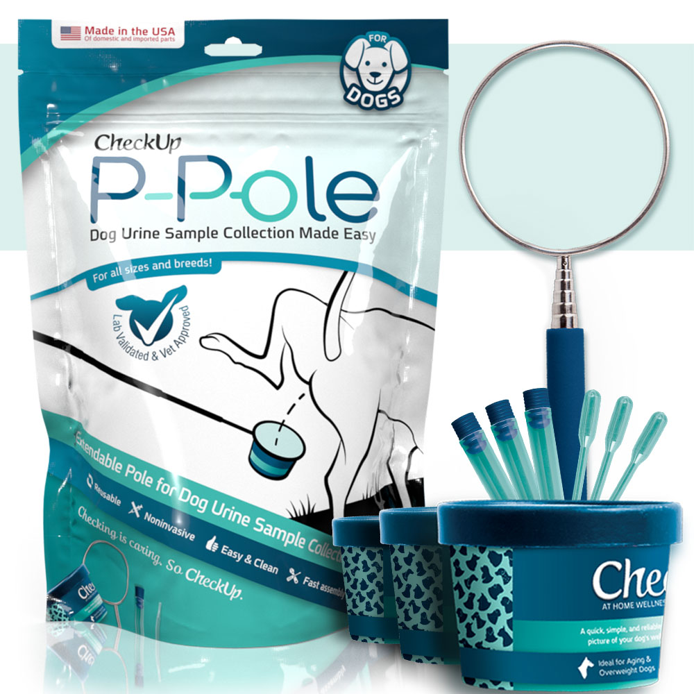 Coastline Global P-Pole Dog Urine Sample Collection Kit 3″ x 7″ x 8.5 ...